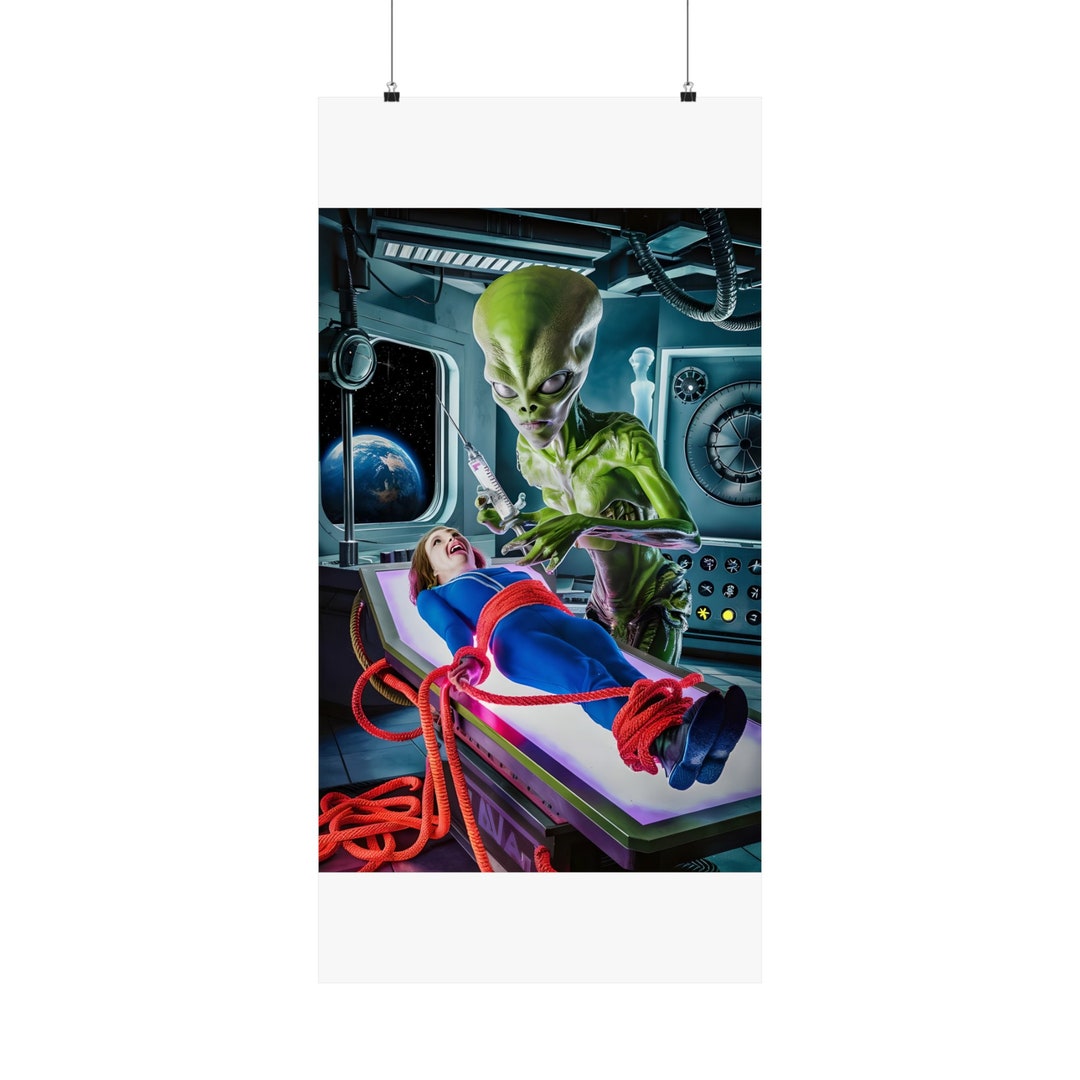 Art Poster: "alien Abduction" (bondage Art, Rope Restraint, Shibari ...