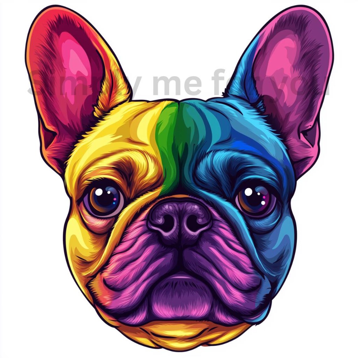 Bundle of 20 French Bulldog Emoji Clipart Commercial & Private Use ...