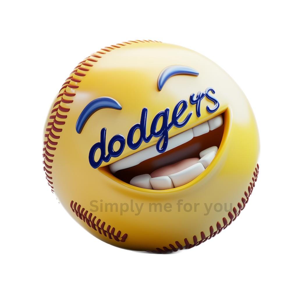 Bundle of 20 3D Dodgers Ball Emoji Clipart Commercial & Private Use ...