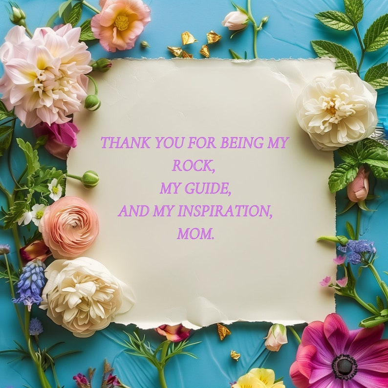 10 Happy Mother's Day Cards, Thank You Mom Napkin Note, Mothers Day ...