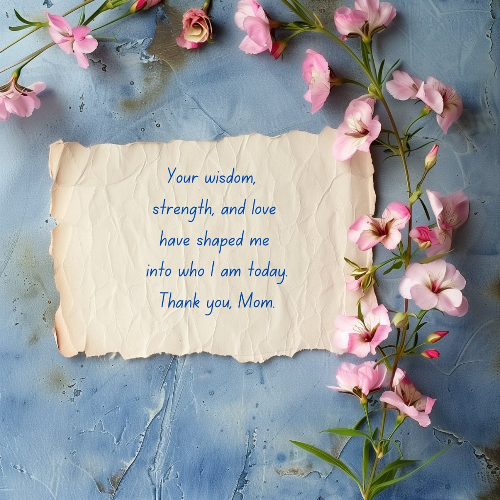 10 Happy Mother's Day Cards, Thank You Mom Napkin Note, Mothers Day ...