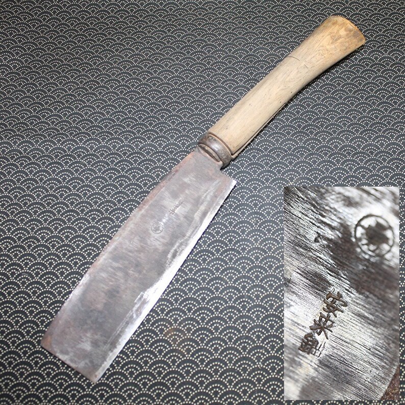 VTG 1970s Japanese Axe Hatchet Yasuki- Steel Carpenter Wooden Tool 618g ...
