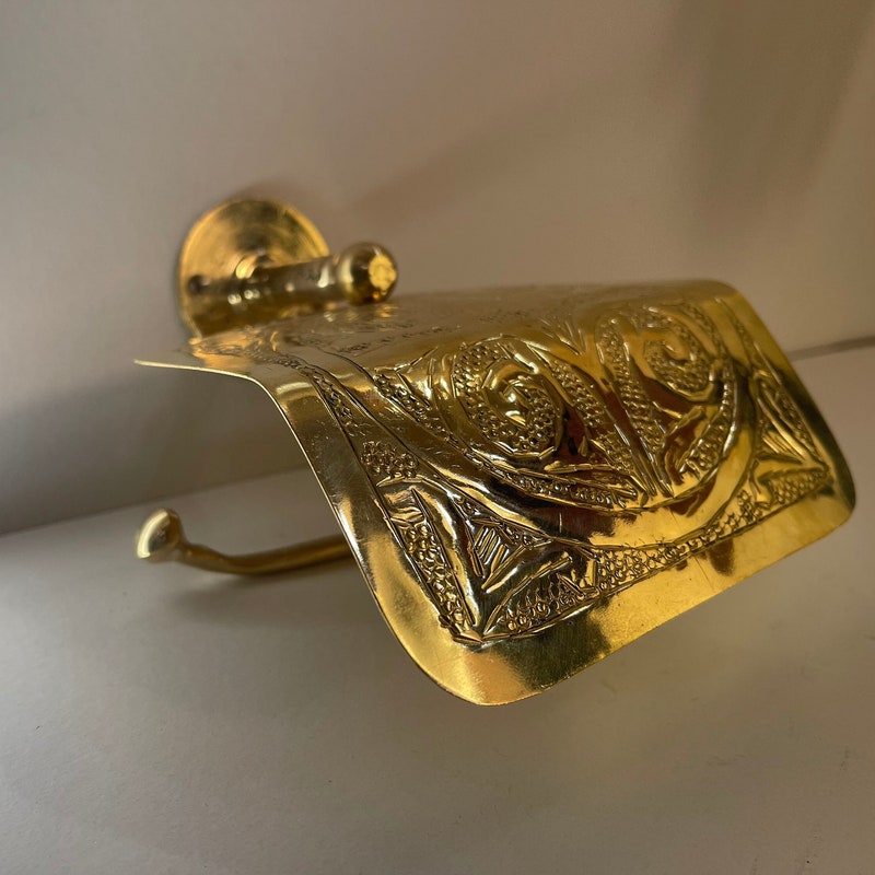 Brass Toilet Paper Holder - Etsy