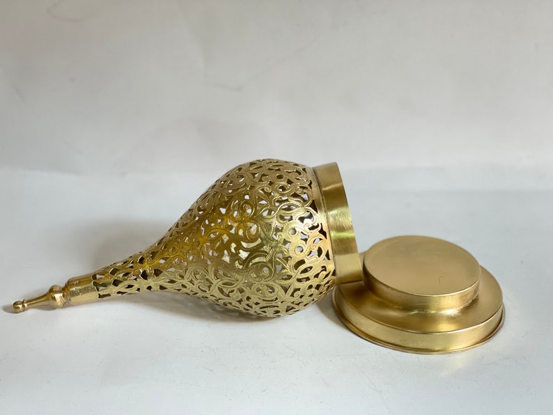 Brass Candle Lamps Holder,moroccan Table Lamp,handmade Lantern, Vintage ...