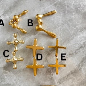 Vintage Faucet, Brass Kitchen Faucet, Gold Bathroom Faucet Unlacquered ...