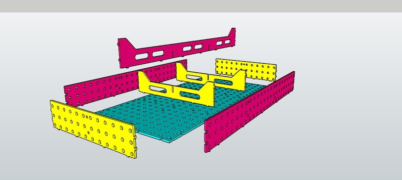 3D Fixture Welding Table for CNC Laser Waterjet Cutting DXF DWG Files ...