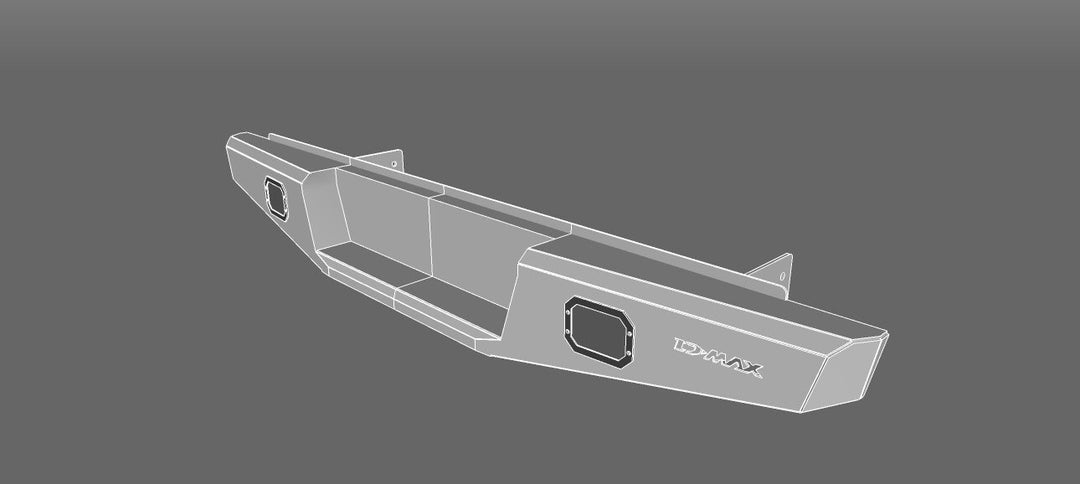 Isuzu D-max 2nd Gen Rear Steel Bumper 4x4 CNC Cut File Laser - Etsy Canada