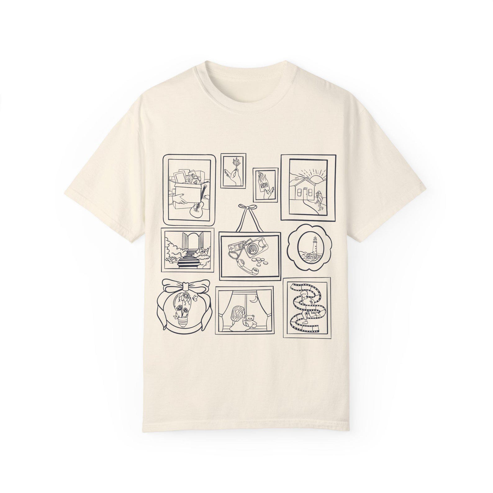 Alex Warren Gallery Art Comfort Color Tee Shirt - Etsy