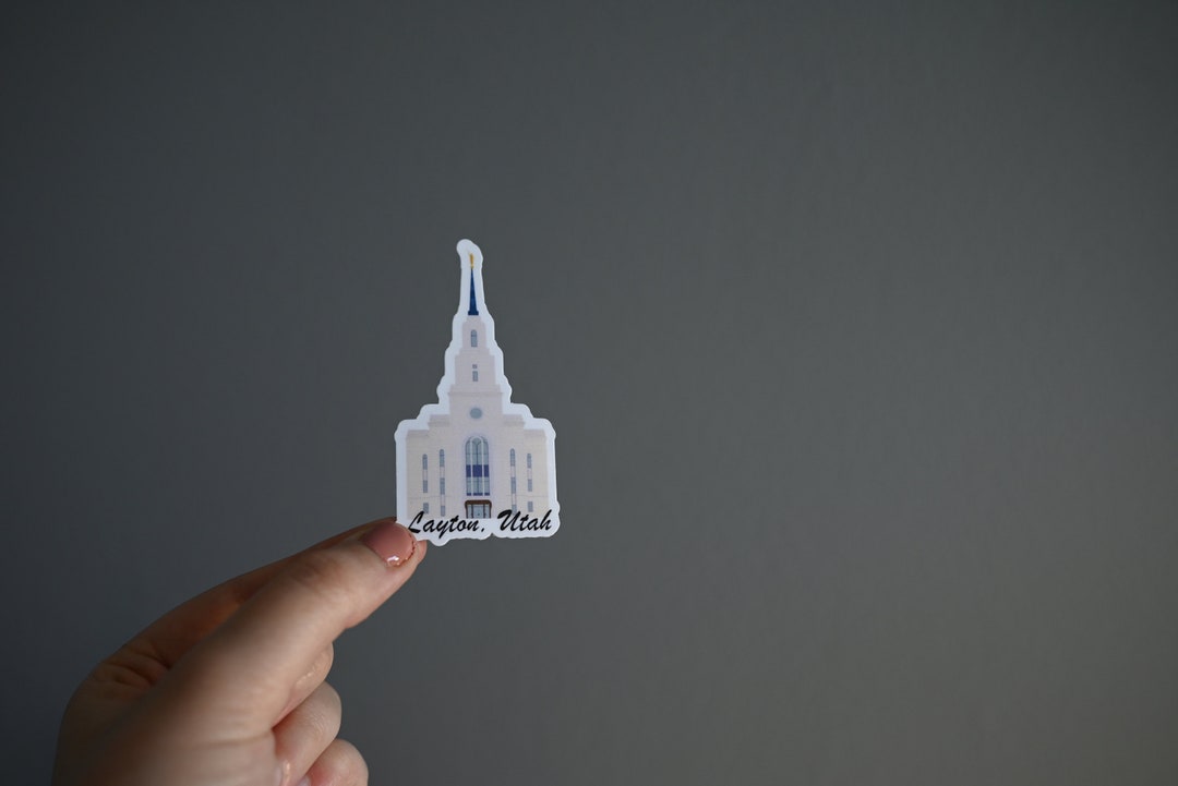 Layton Utah Temple Sticker - Etsy