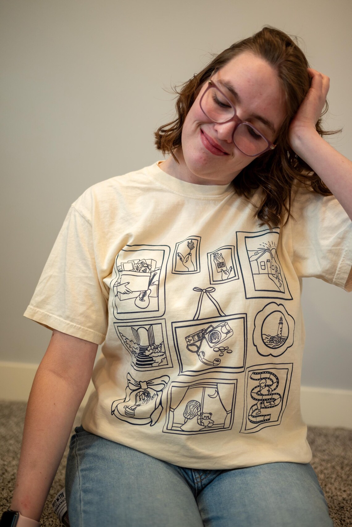 Alex Warren Gallery Art Comfort Color Tee Shirt - Etsy