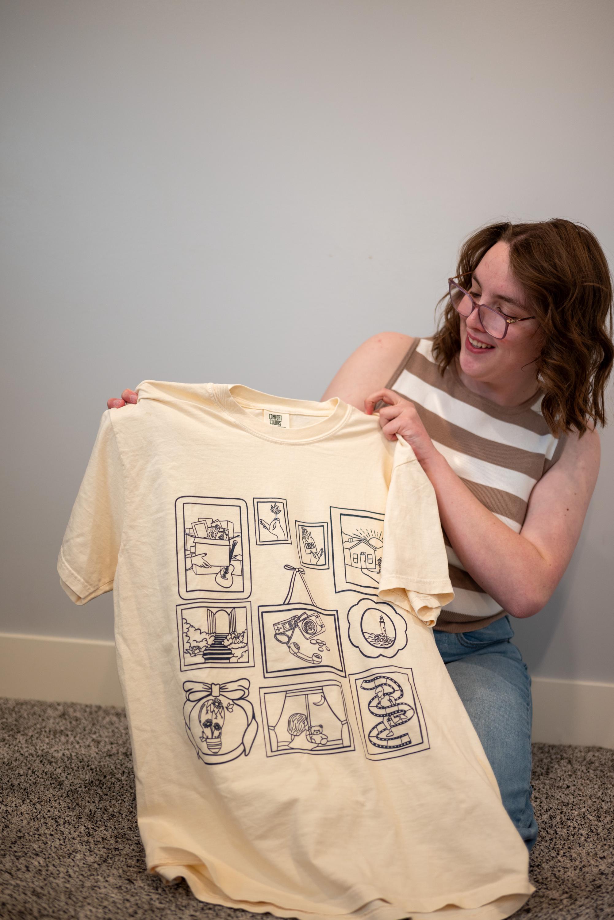 Alex Warren Gallery Art Comfort Color Tee Shirt - Etsy