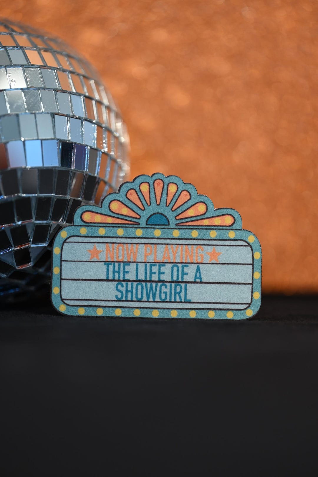 The Life of a Showgirl Marquee Sign Sticker - Etsy