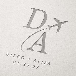 Modern Wedding Monogram, Premade Logo Design Wedding Couple Logo ...