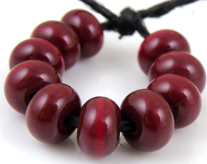 432 Candy Apple Red Spacers Handmade Artisan Lampwork Glass - Etsy