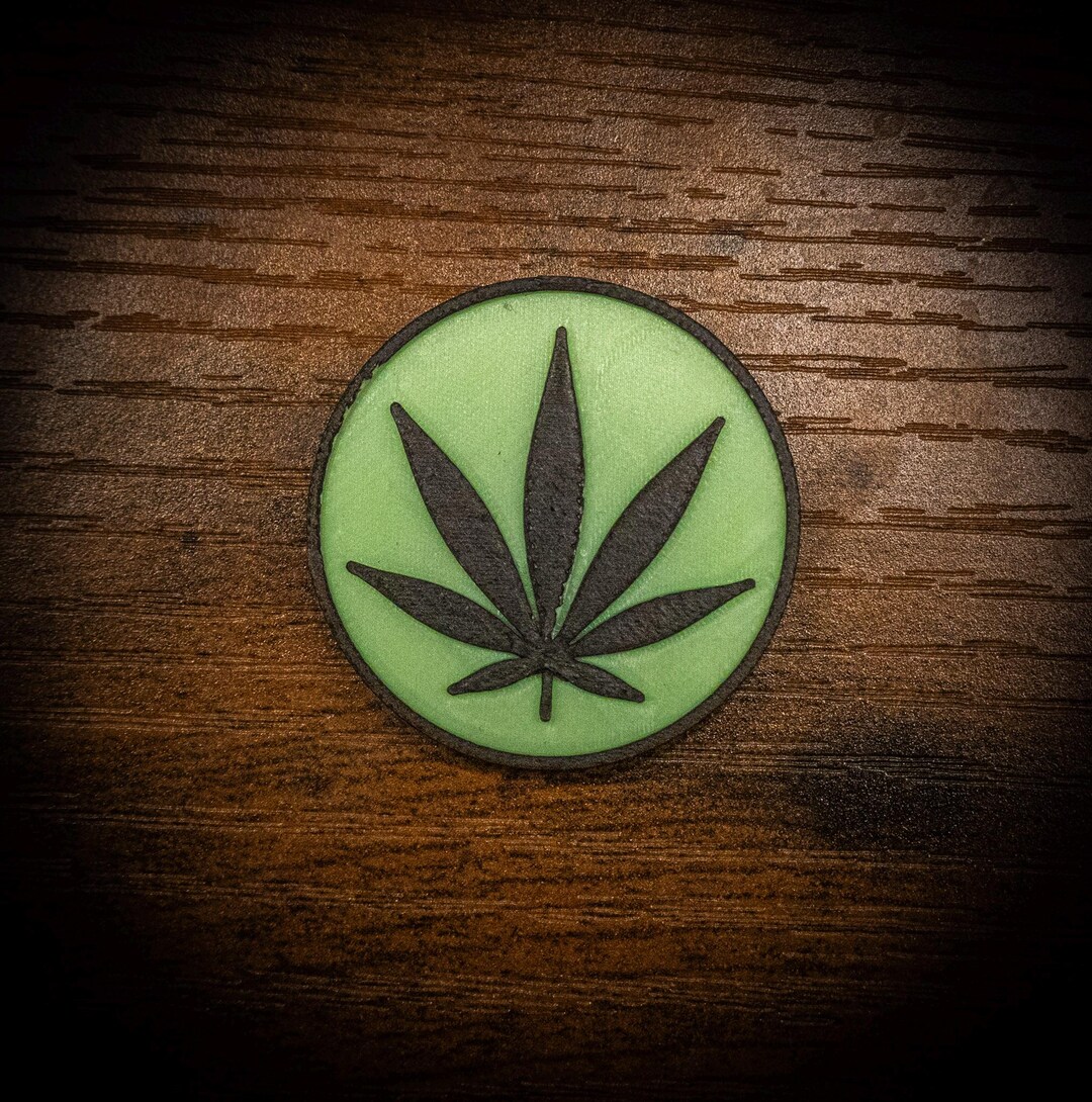 Weed Marijuana Token Edc Challenge Coin GLOW in THE DARK - Etsy