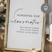 Class Reunion Memorial Sign, Honoring Our Classmates Poster, in Loving ...
