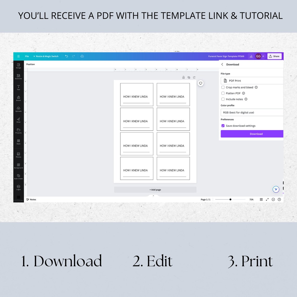 Funeral Name Tags, Celebration of Life Personalized Name Badge ...