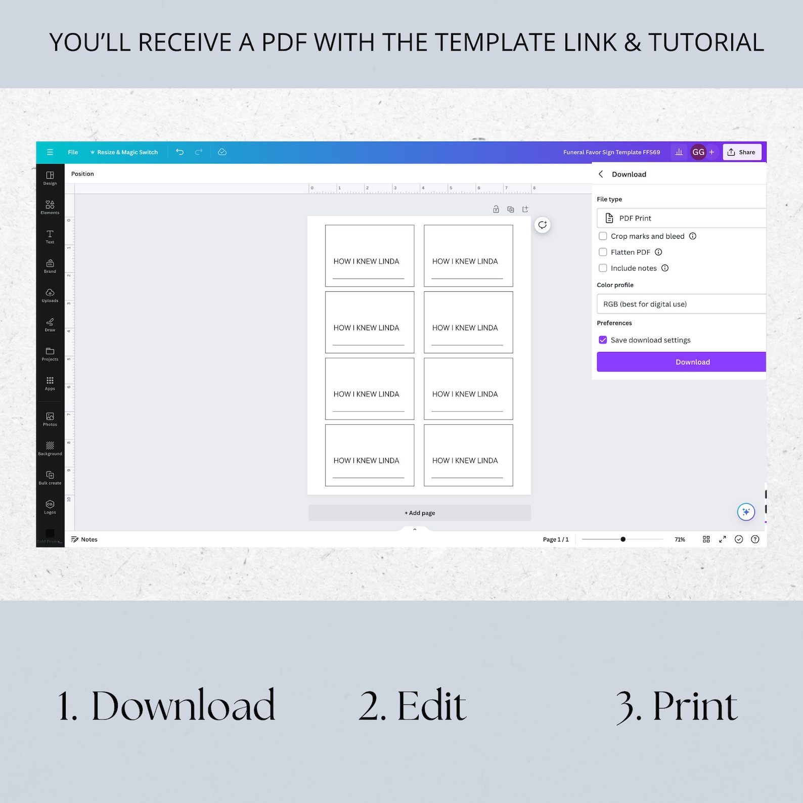Funeral Name Tags, Celebration of Life Personalized Name Badge ...
