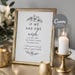 Wedding Memorial Table Sign, in Loving Memory Sign, Wedding Remembrance ...
