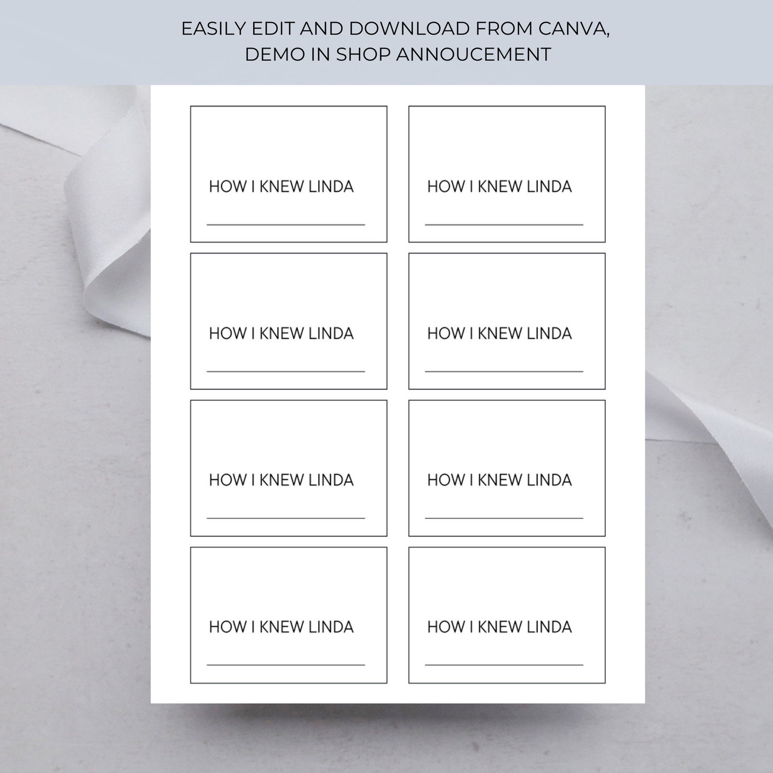 Funeral Name Tags, Celebration of Life Personalized Name Badge ...