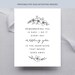 Funeral Memorial Poem Art, Elegant Remembrance Poem Print, Memorial ...