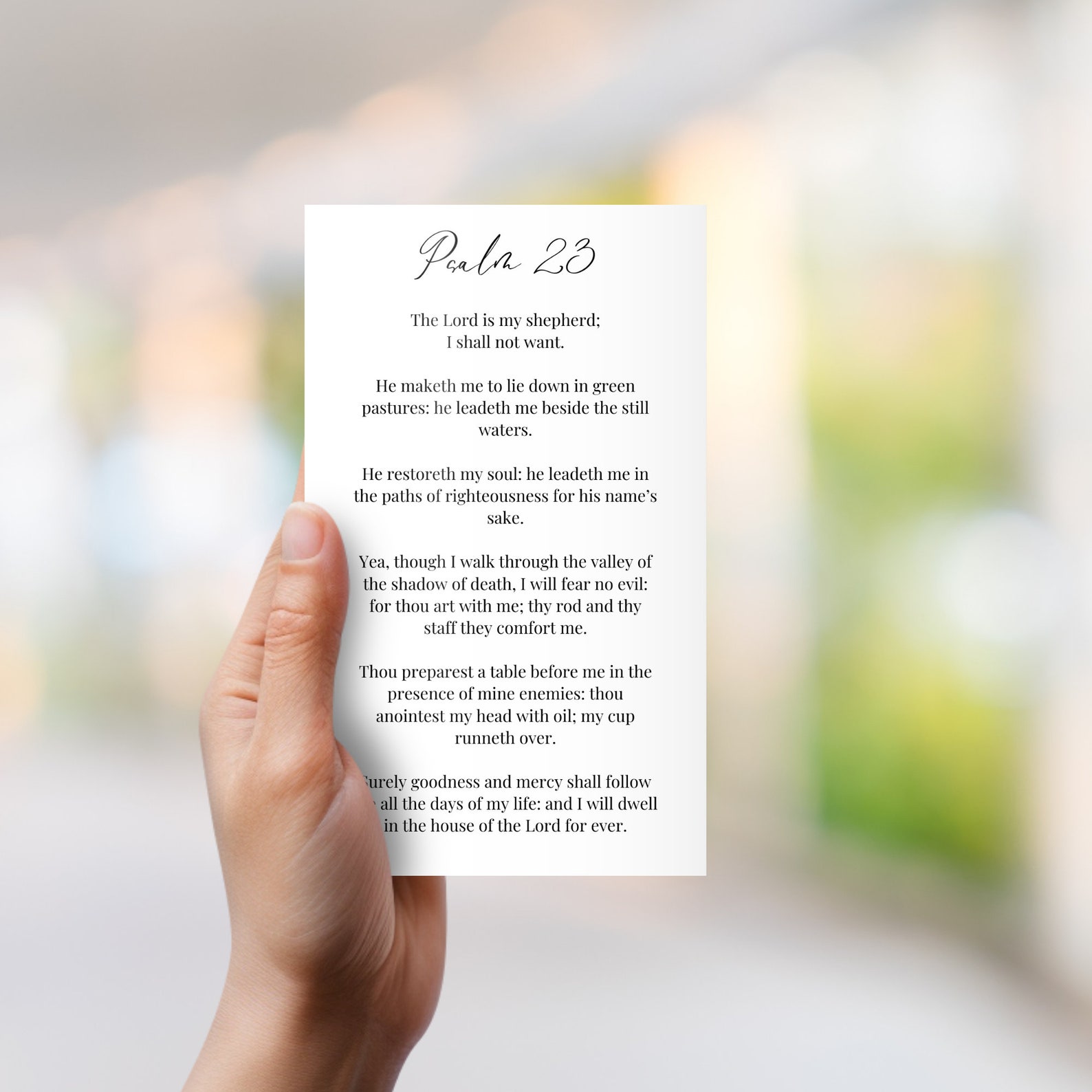 Funeral Prayer Card Template, Minimalist Memorial Prayer Card, Prayer ...