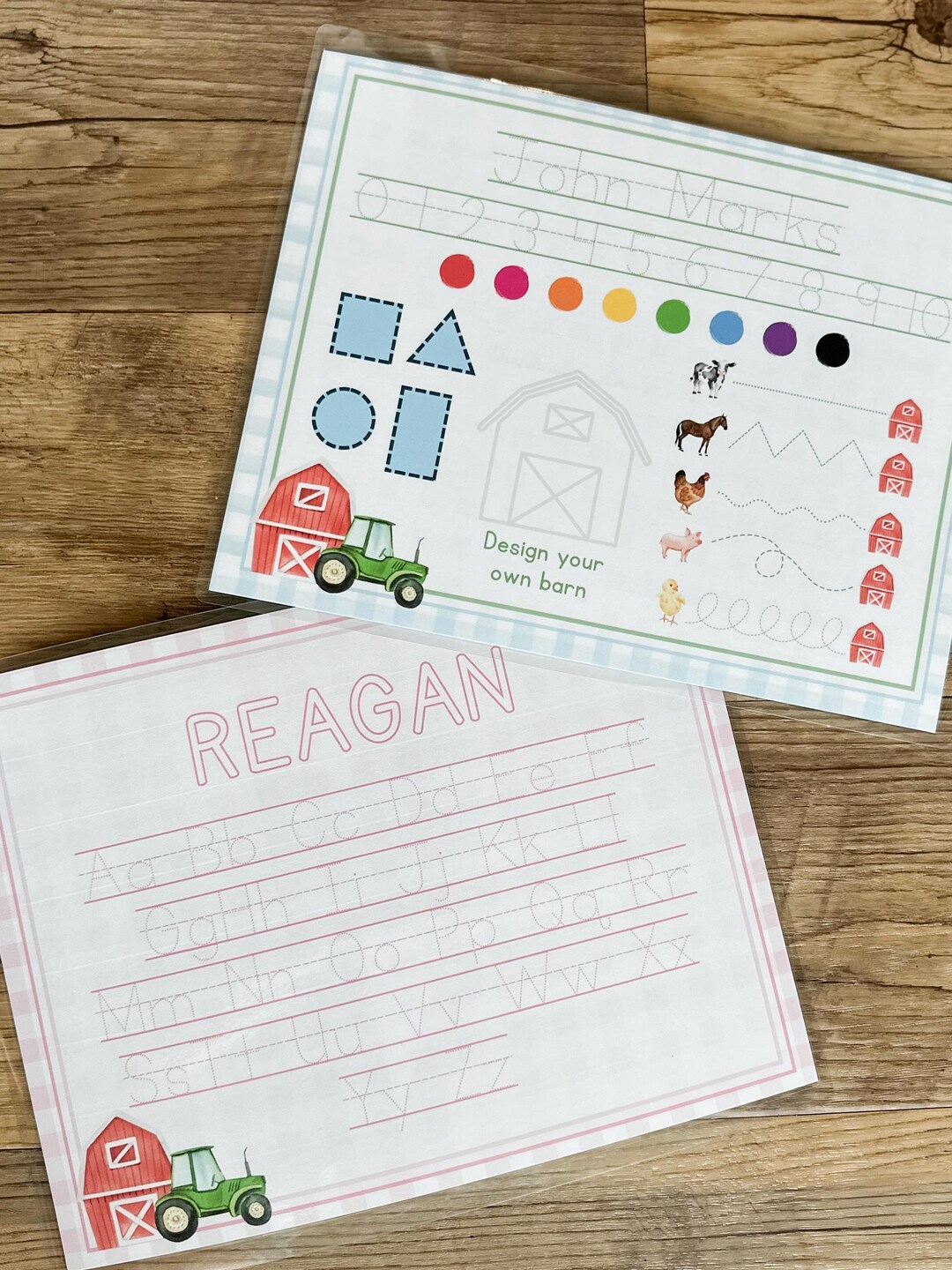 Dry Erase Activity Mats - Activity Mats - Reusable Learning Mat ...
