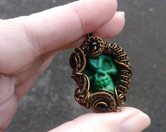Wire Wrapped Skull - Etsy