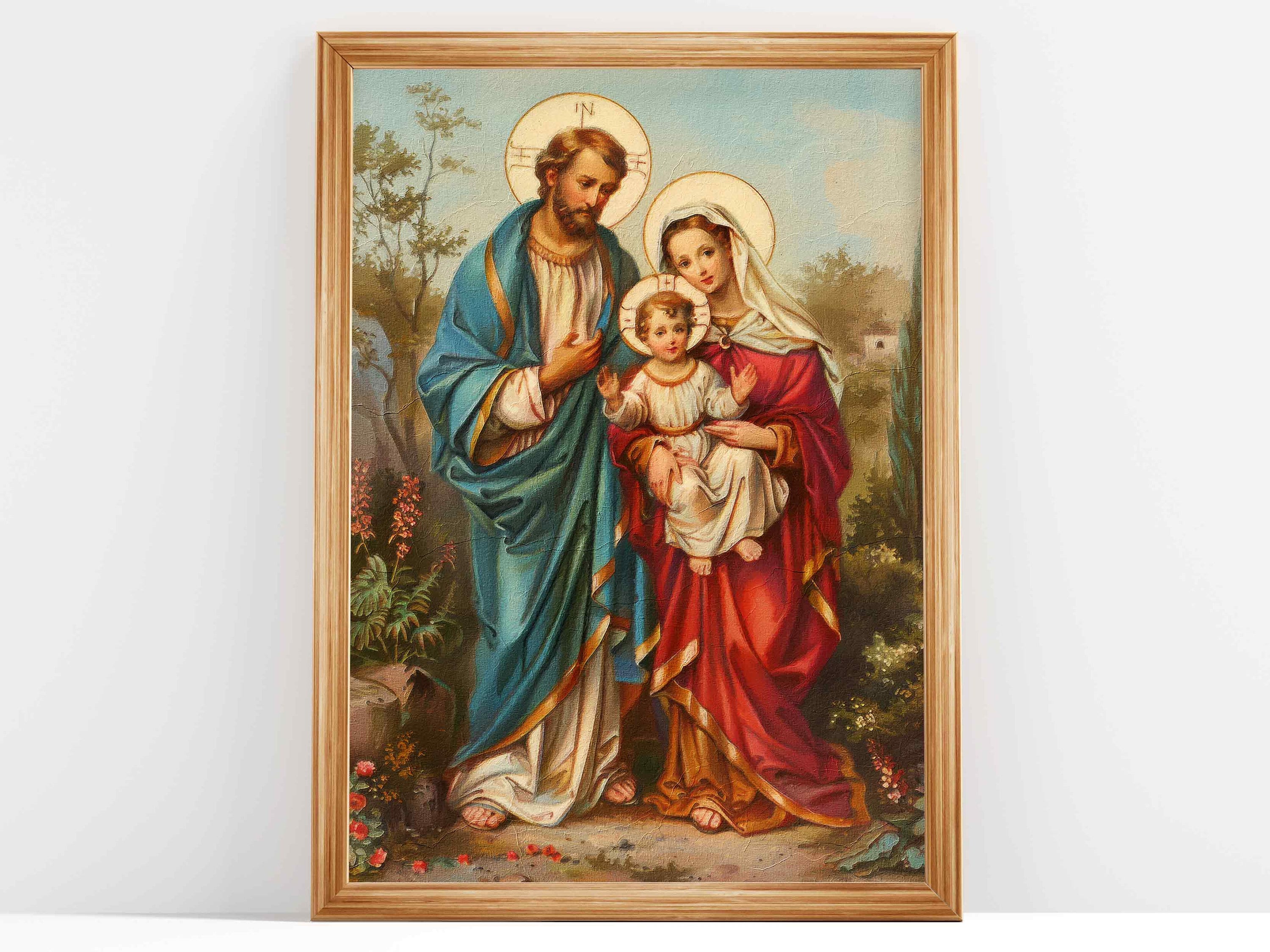 Sacred Family, Holy Family, Image of the Holy Family Oil Painting ...