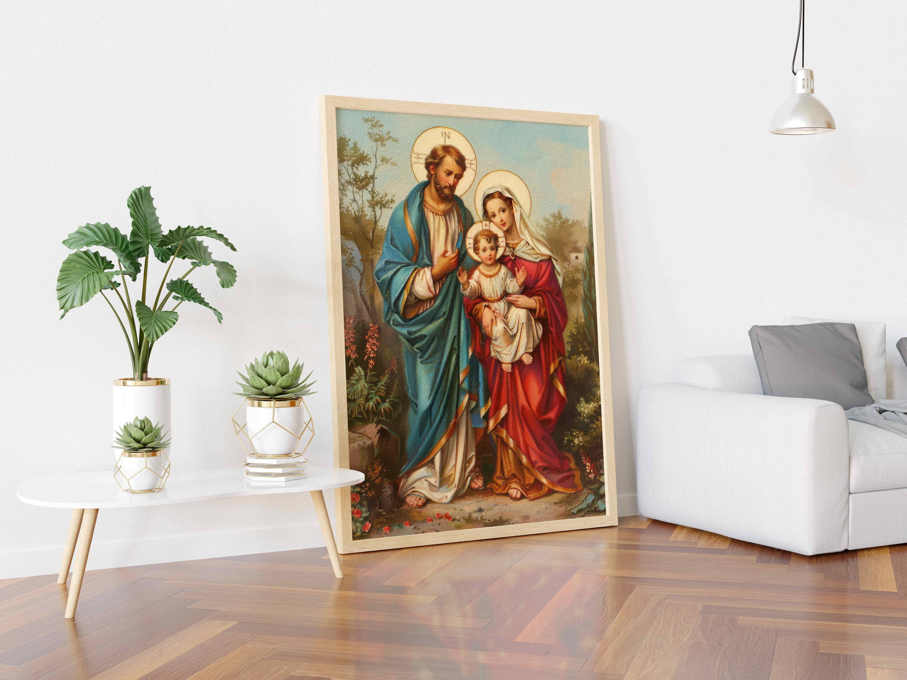 Sacred Family, Holy Family, Image of the Holy Family Oil Painting ...