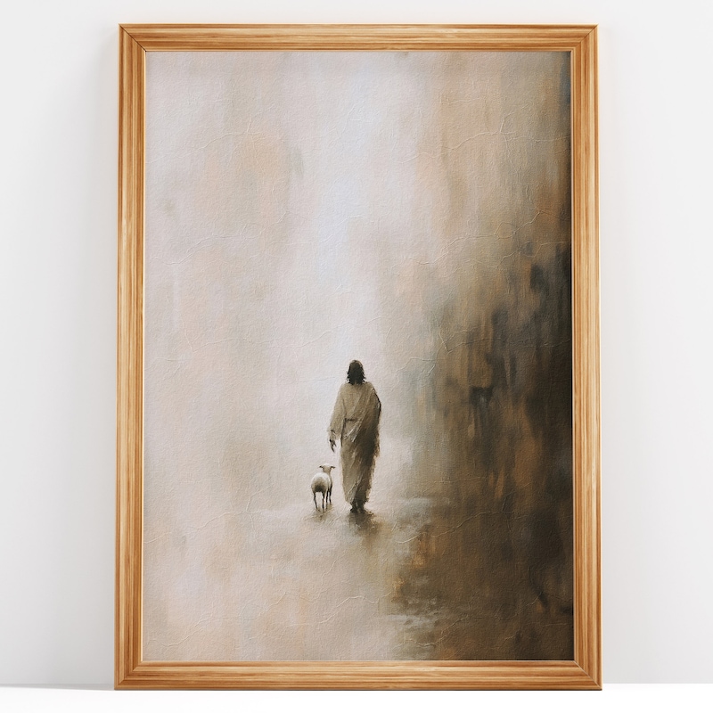 Lost Sheep Oil Painting - Etsy UK