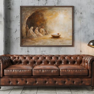 Holy Night's Wonder, Nativity Scene, Christian Wall Decor, Jesus ...