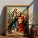 Sacred Family, Holy Family, Image of the Holy Family Oil Painting ...