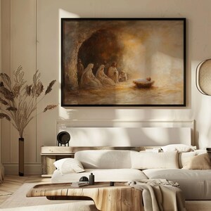 Holy Night's Wonder, Nativity Scene, Christian Wall Decor, Jesus ...