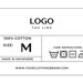 Clothing Neck Label Template: Custom DIY Canva File (digital Download ...