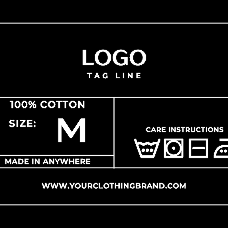 Custom Neck Tag Template - Etsy