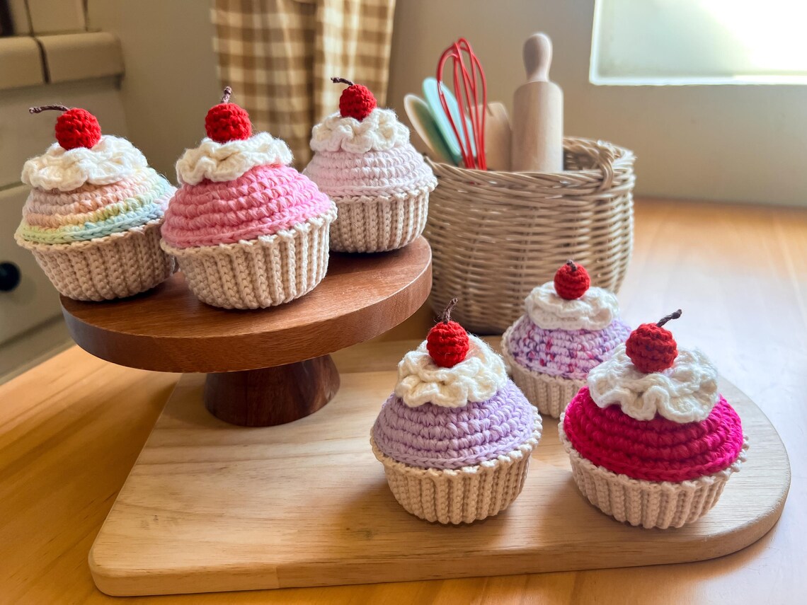 Crochet Cupcakes - Etsy