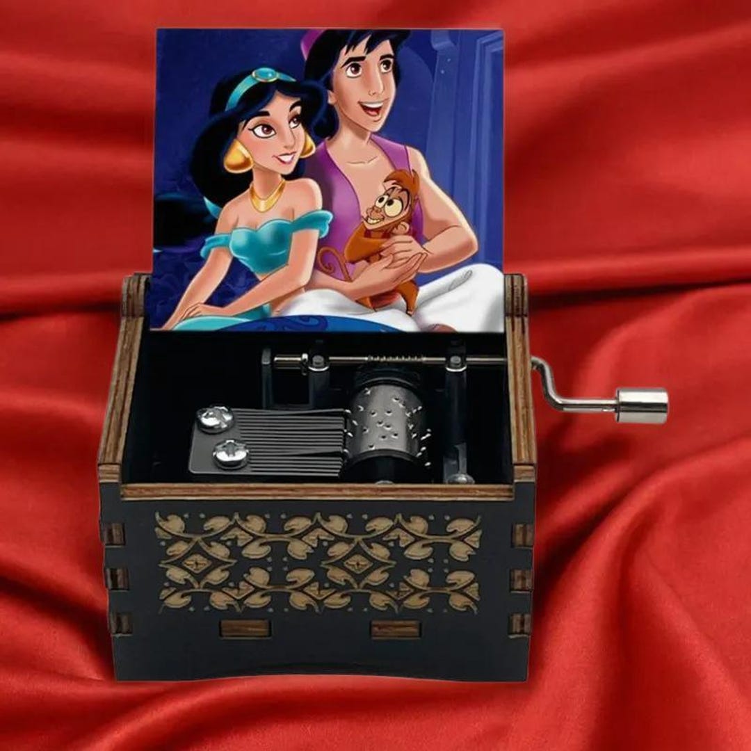 Alladin Music Box A Whole New World - Nice Custom Gift Ideas - Etsy