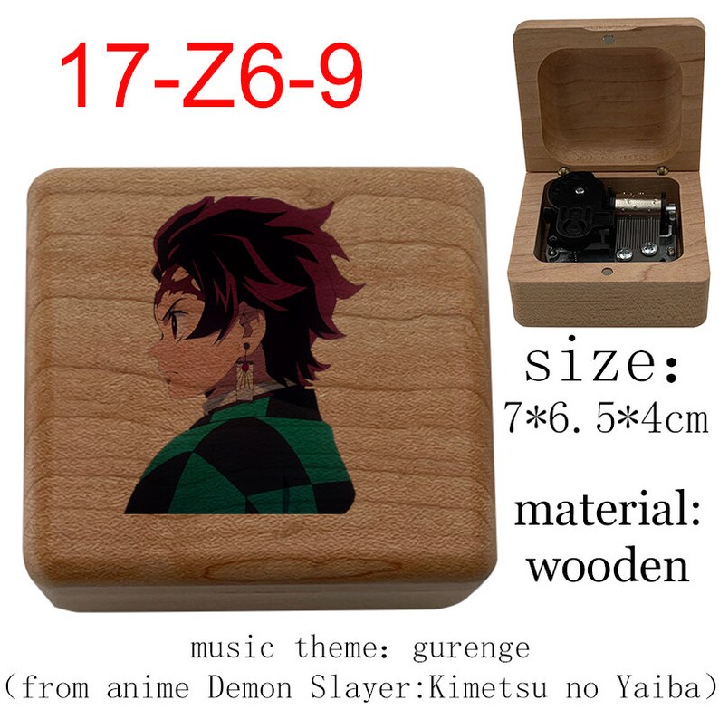 Nice Gift Ideas Anime Music Box- Demon Slayer Homura Japanese Manga - Etsy