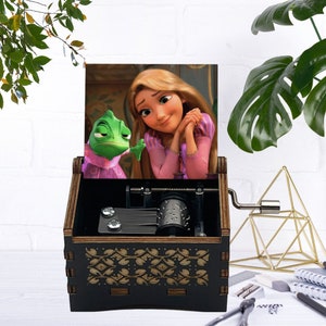 Rapunzel Music Box: Birch Wood, "when Will My Life Begin" - Etsy