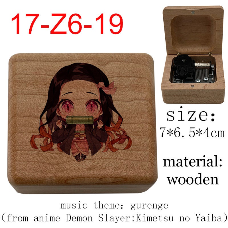 Nice Gift Ideas Anime Music Box- Demon Slayer Homura Japanese Manga - Etsy
