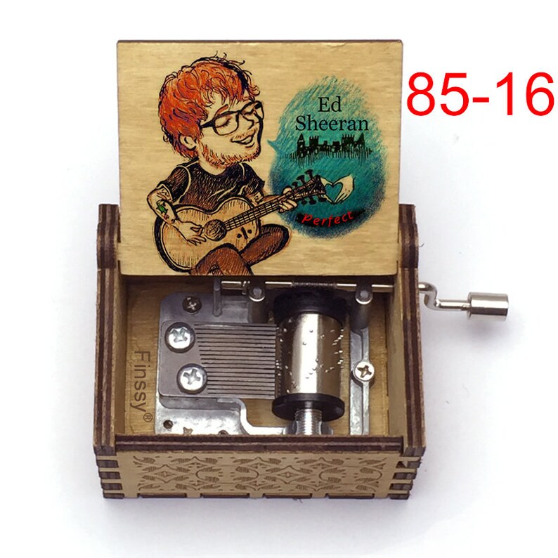 Nice Gift and Souvenir Ideas Perfect by Ed Sheeran Music Box Design 2 ...