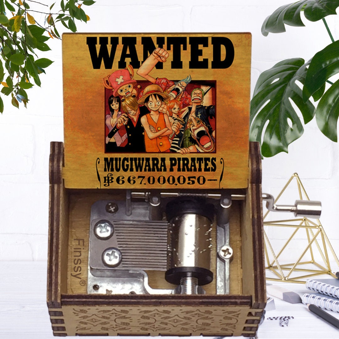 Nice Gift and Collectibles Onepiece Wanted Pirates Anime Music Box - Etsy