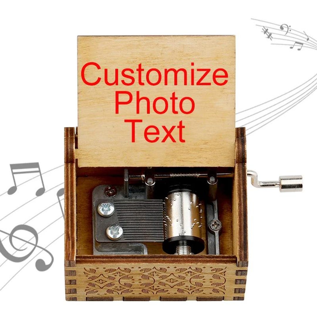 Custom Design Print Music Box Gift Set- Nice Gift for Any Occasion - Etsy