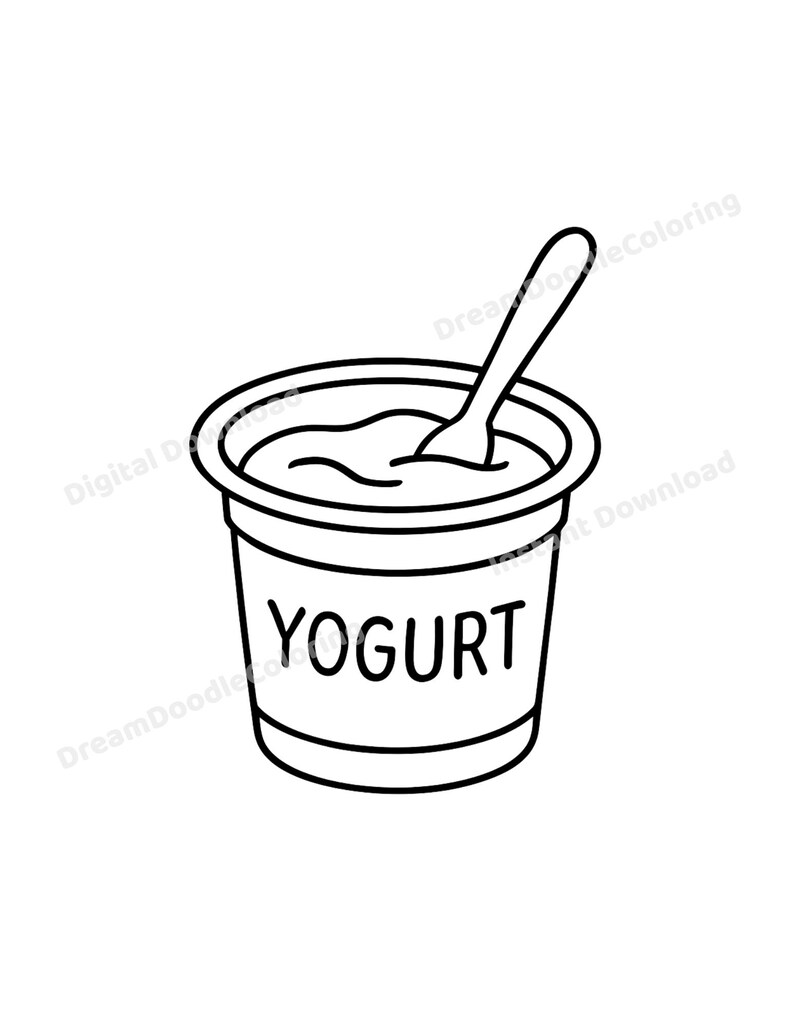 Comfort Food Coloring Book, Cozy Snacks, Stress Relief Pages (PDF PNG ...