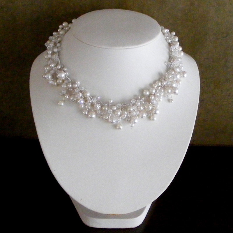 Pearl Bridal Jewelry Set | Etsy