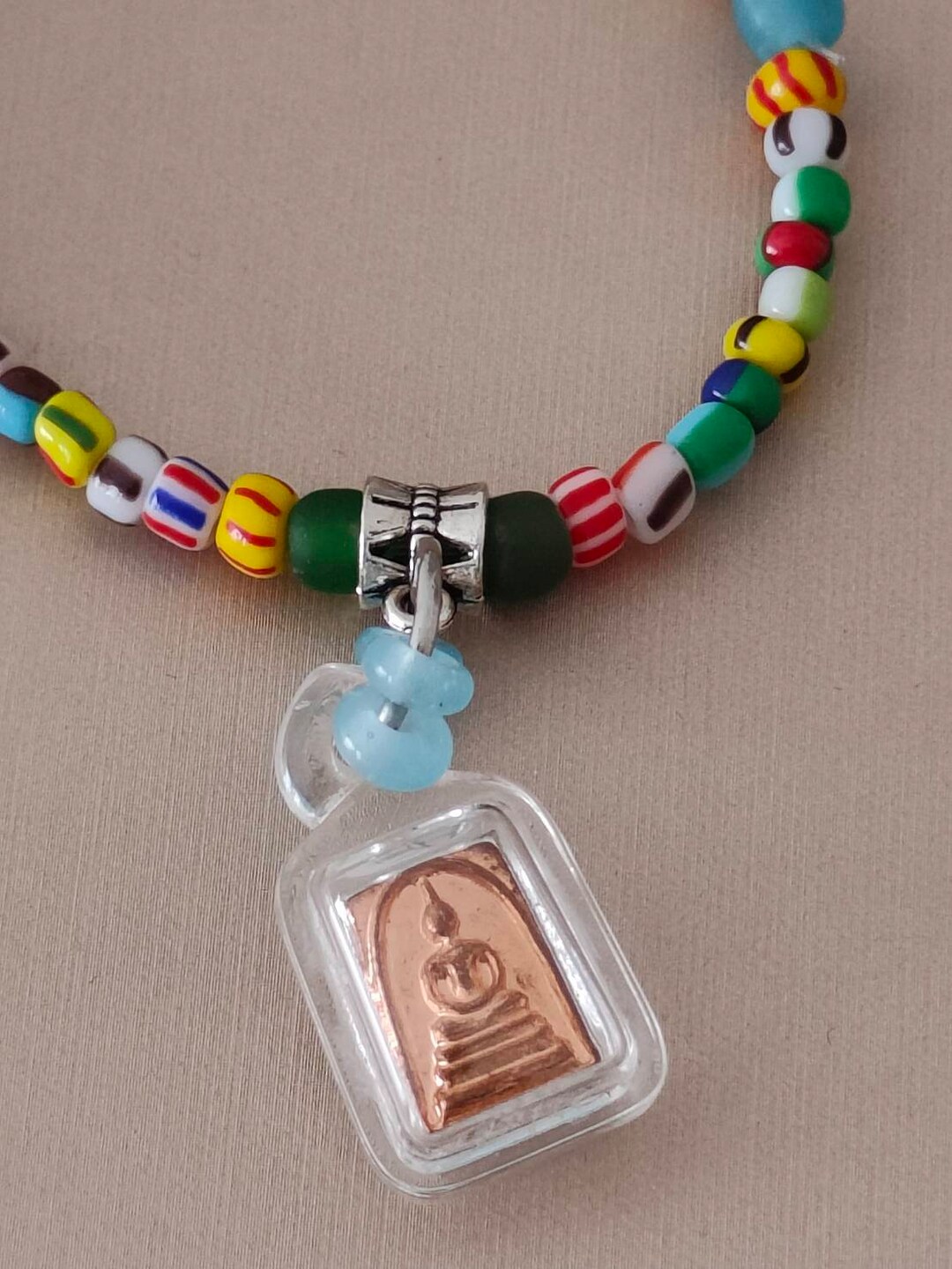 Mini Phra Somdej Buddha Amulet Pendant Necklace - Etsy