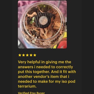 3D Printed Vivarium Vent With 80 Mesh: Isopod & Spider Terrarium ...