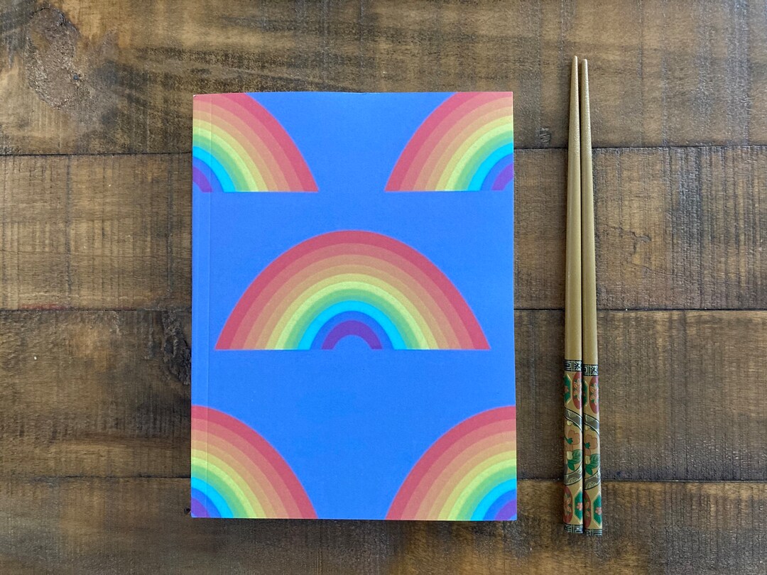 Rainbow Notebook - Etsy