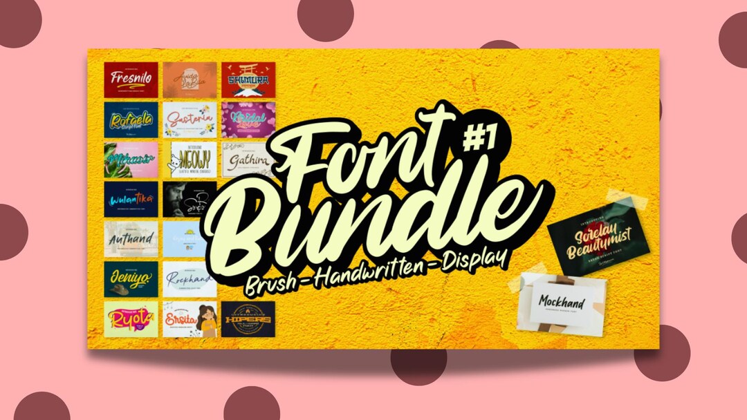 Eye-catching Font Bundle Vol 1, Wedding Font SVG Bundle, Handwritten ...